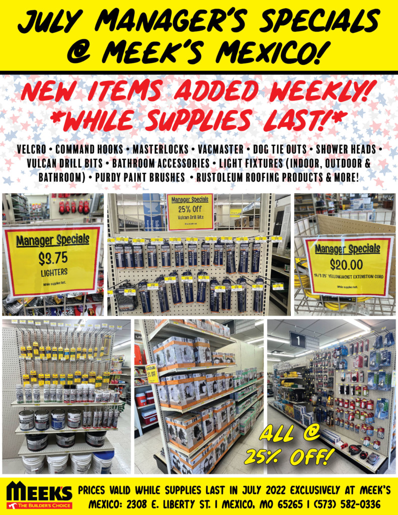 Discount Building Supplies | Meek's